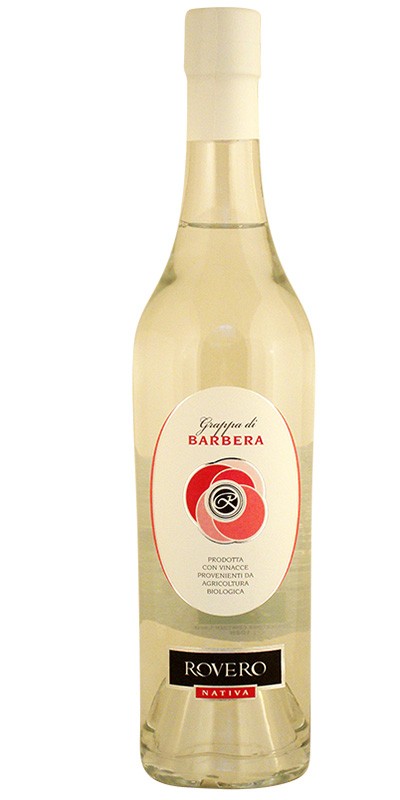 Bio Grappa aus Barbera von Rovero- Piemont